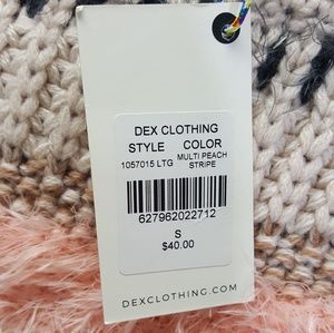 Dex | Sweaters | Dex Sweater S Multicolor Grey Peach Pink Beautiful ...